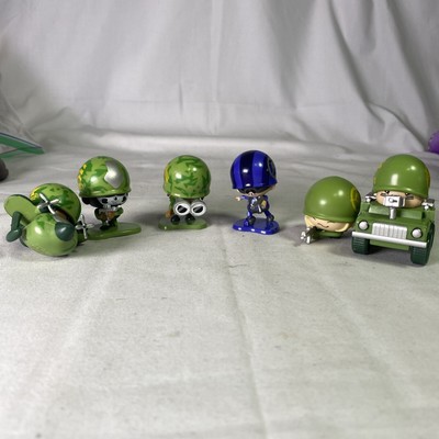 Lot of 5 Awesome Little Green & 1 Blue Army Men Figure Hummer Binocular ...