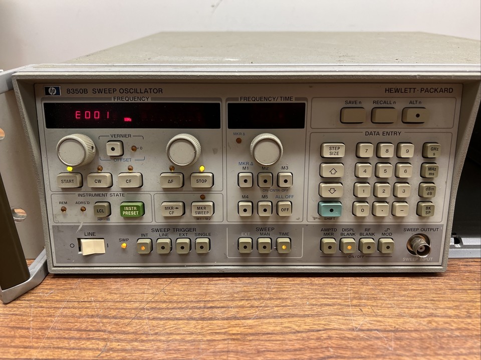 Hewlett Packard 8350B Sweep Oscillator Battery Leaked | eBay