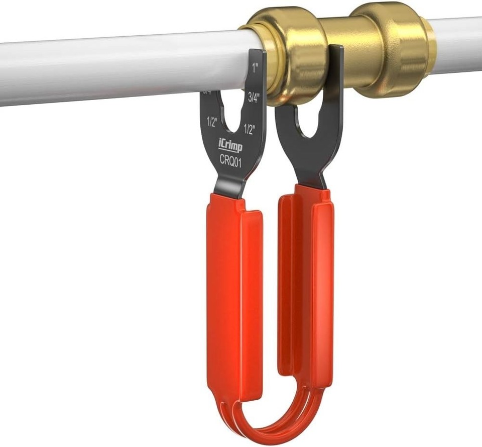 Push-To-Connect Disconnect Clamp Tool for Brass Fittings, Multi-Size 1/ ...