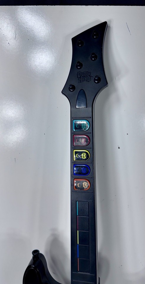 PS3 Guitar Hero Guitar Red Octane Wireless Sunburst Model 95451.805 ...