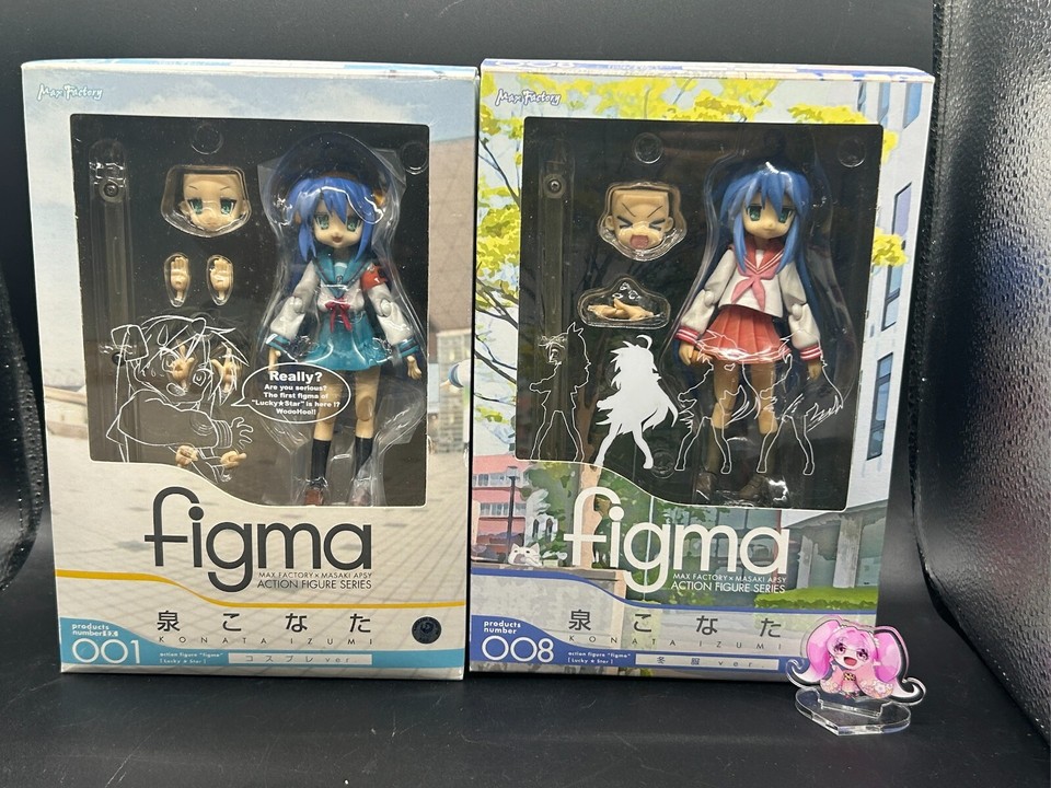 Figma Lucky Star Izumi Konata winter & Summer clothes Set Figure TV ...