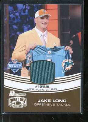 GAME USED JERSEY JAKE LONG DOLPHINS MINT E011968 | eBay