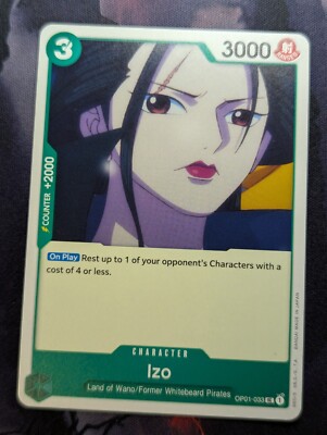 One Piece Card Game CCG TCG Izo - OP01-033 UC English - Revised | eBay Australia