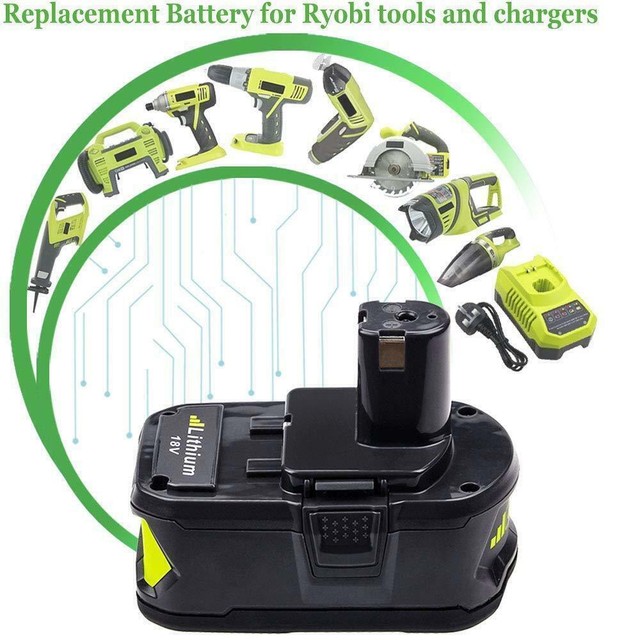 Ryobi P191 One+ 18V Lithium+ Battery for sale online | eBay
