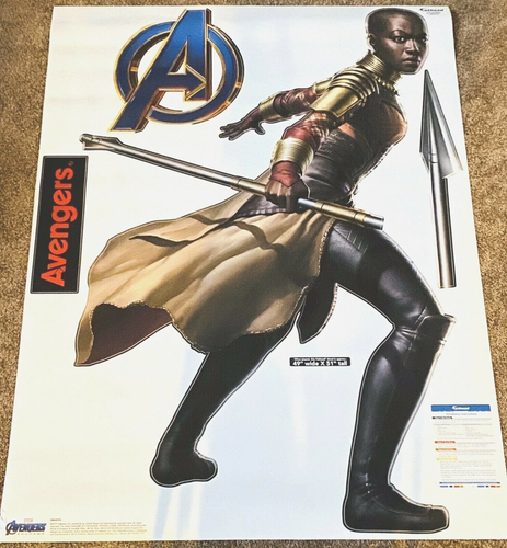 Original FATHEAD Avengers Endgame Okoye Giant Wall Decal Sticker Marvel ...