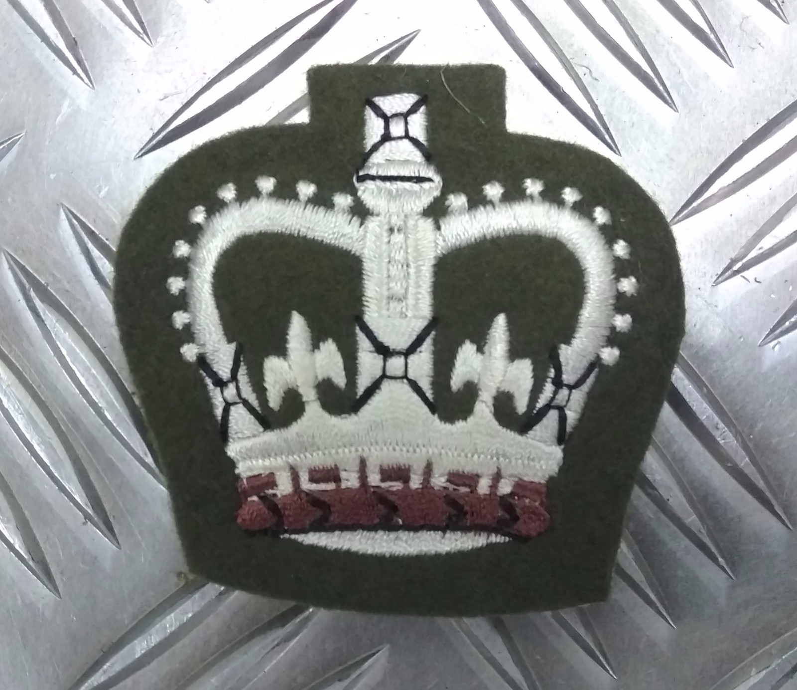 Genuine British Army Staff SGT / No2 Warrant Officers Class 2 WO2 Patch ...