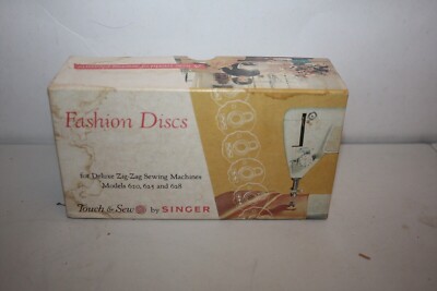 12 Singer Fashion Discs for Zig Zag Machines 620 625 628 in Original ...