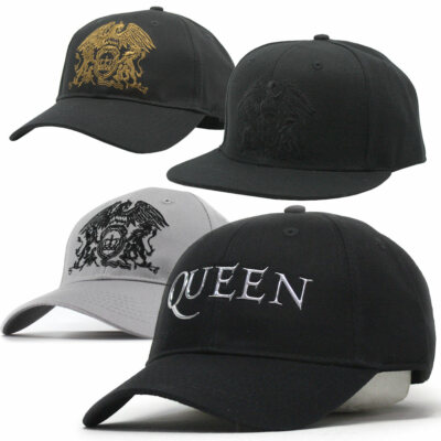 NWT Queen Classic Rock and Roll Music Band Adjustable Ball Cap Black ...