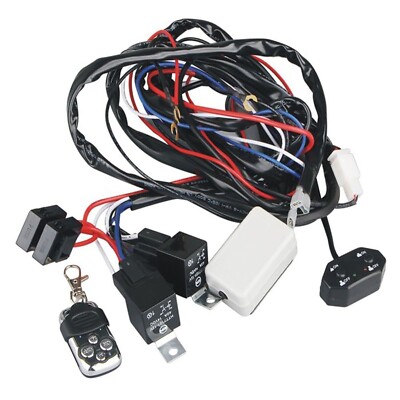 Remote Control Wiring Harness Kit 14V 40A ON/OFF Switch Relay For LED ...
