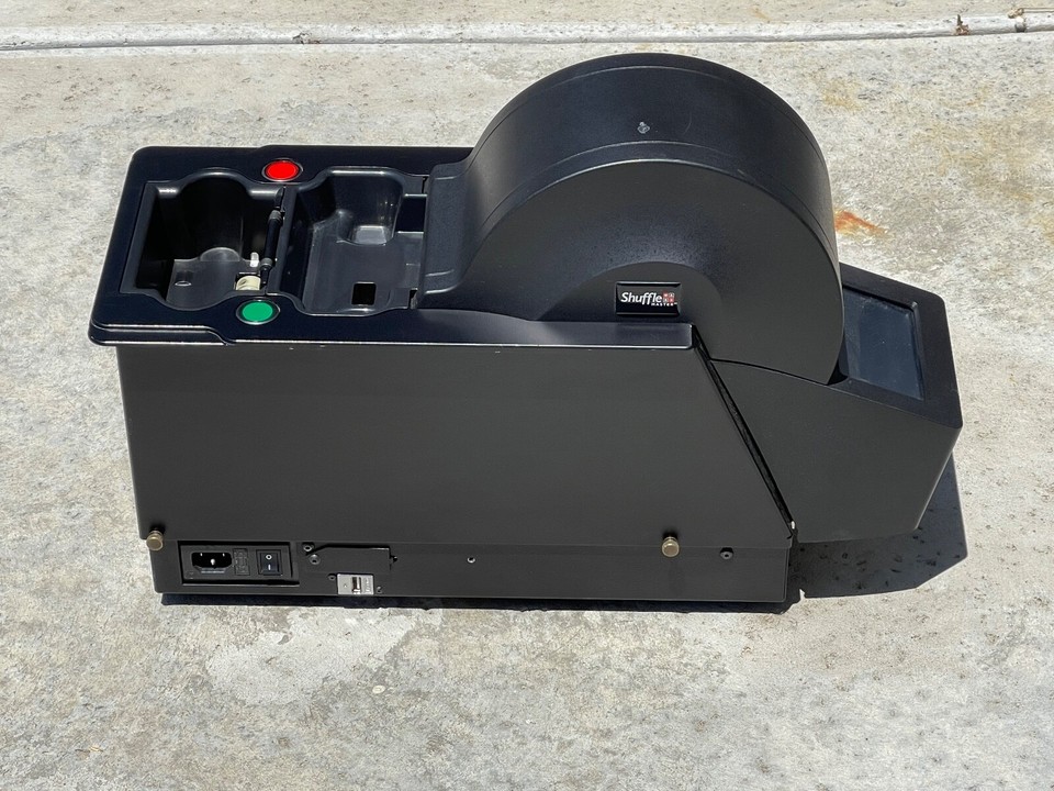 SHUFFLE MASTER Card Shuffler IDEAL Casino SINGLE DECK DEALS POKER, PAI ...