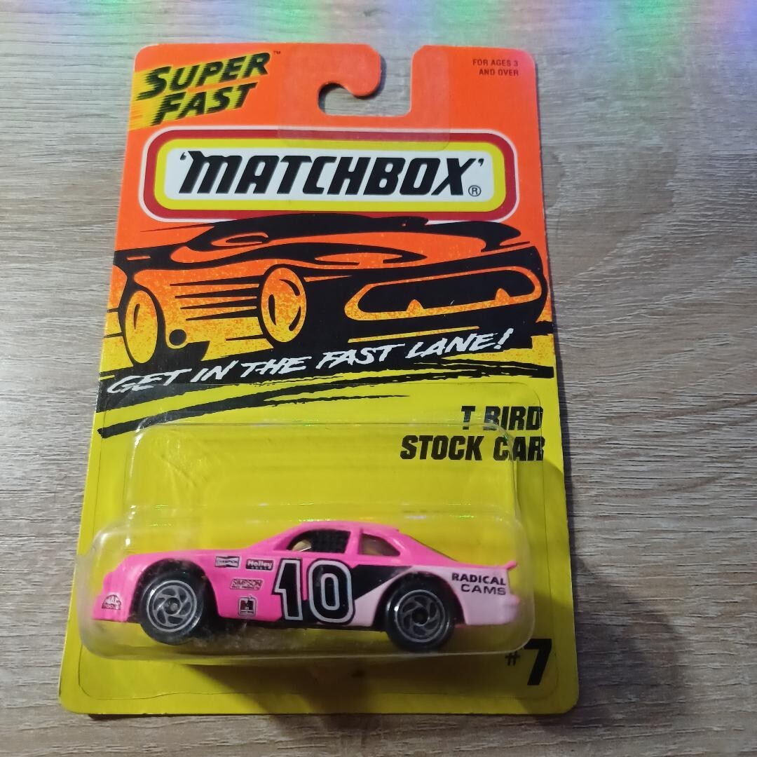 Matchbox 1/64 Diecast Superfast Damaged Blister Pink #10 T Bird Stock ...