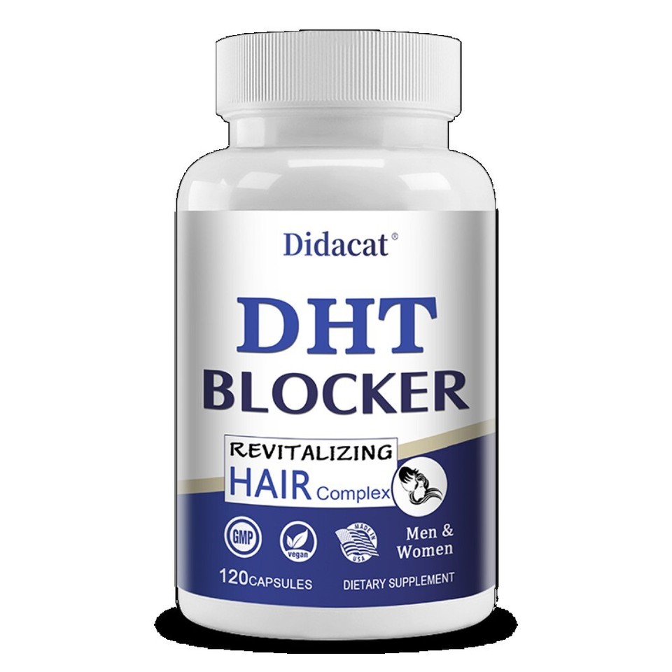 DHT Blocker with Biotin - Boosts Hair Growth Best Hair Vitamins For ...