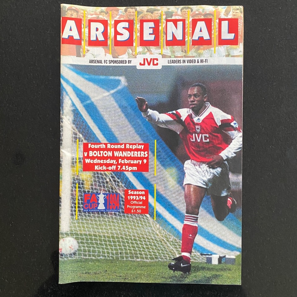 ARSENAL Football Programmes YOU CHOOSE 1993 96 97 98 99 2000 01 02 05 ...