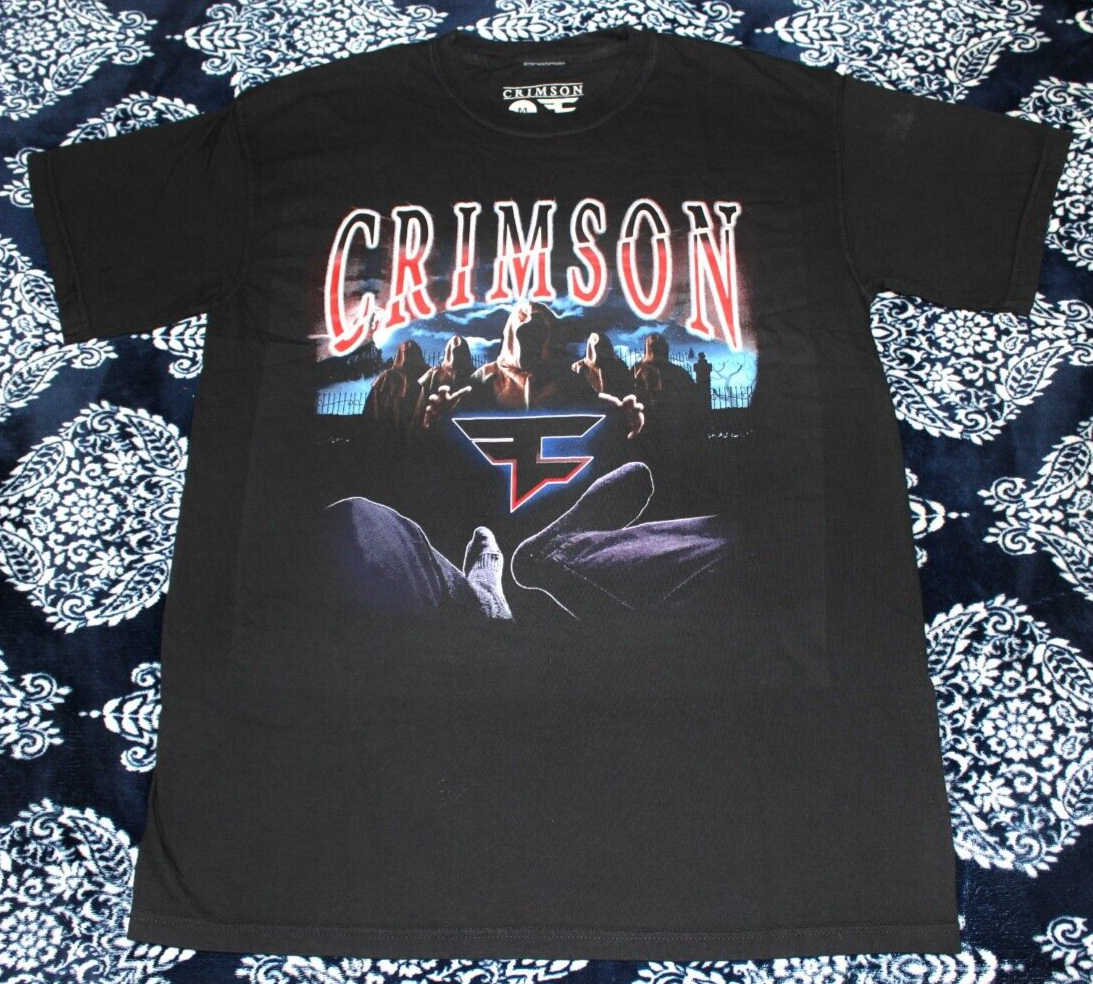 RARE 2020 Faze Clan Faze Rug Crimson Horror Movie Merch T-Shirt Sz ...