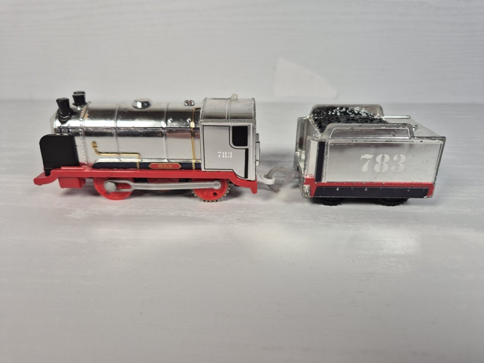 Trackmaster Merlin And Tender Thomas & Friends Motorised Battery Train ...