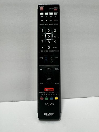 Sharp Aquos TV Remote Control, Genuine, GB004WJSA, Preowned, Tested | eBay