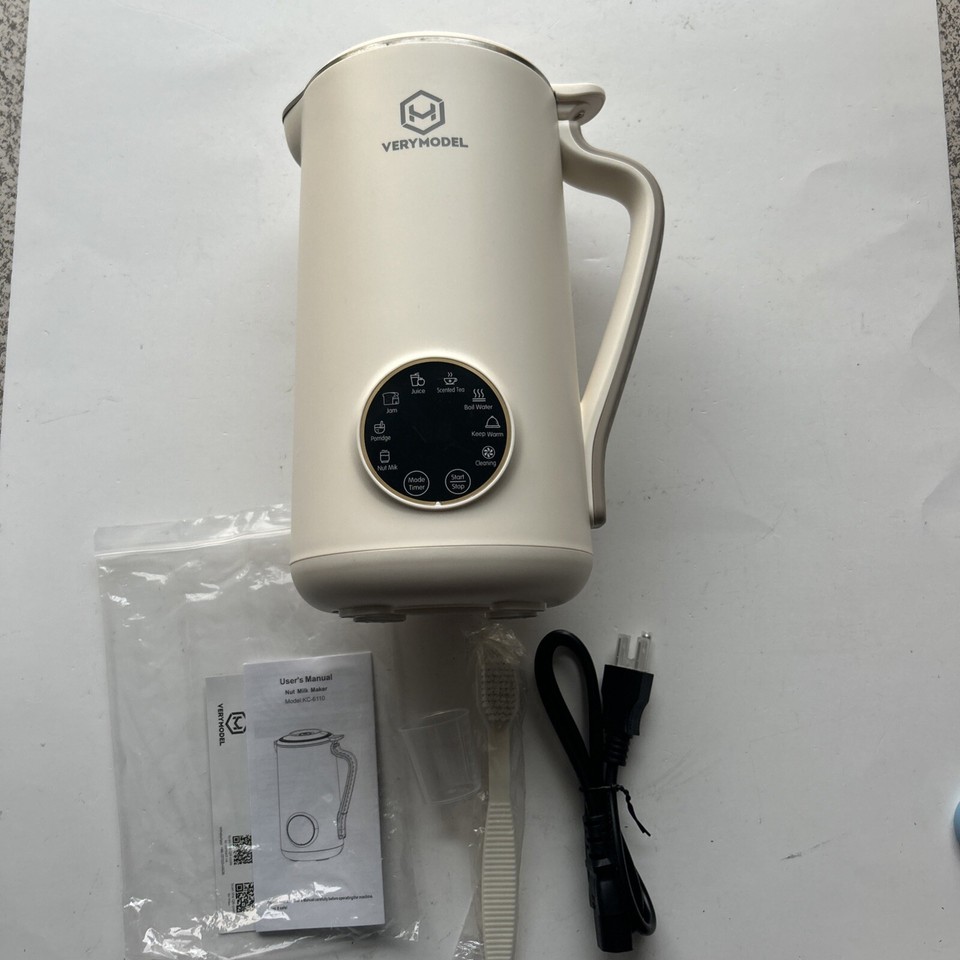 Nut Milk Maker Machine 34oz, Multi-Function Cow Milk Maker, Soy Milk ...