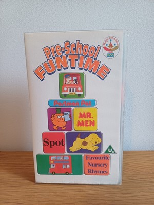 PRE-SCHOOL FUNTIME VHS VIDEO TESTED [POSTMAN PAT, SPOT, MR.MEN, NURSERY ...