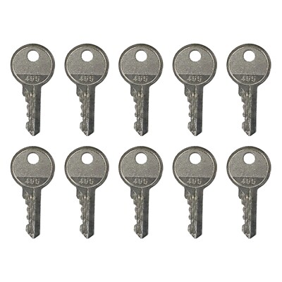 (10) Ignition Keys For Genie, Skyjack, Snorkel, JLG Hi Lifts - 104466 ...