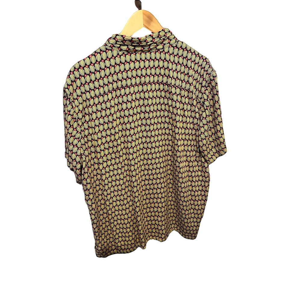 Levi's Mens XL Relaxed Fit Short Sleeve Camp Shirt Hot Dog Print | eBay