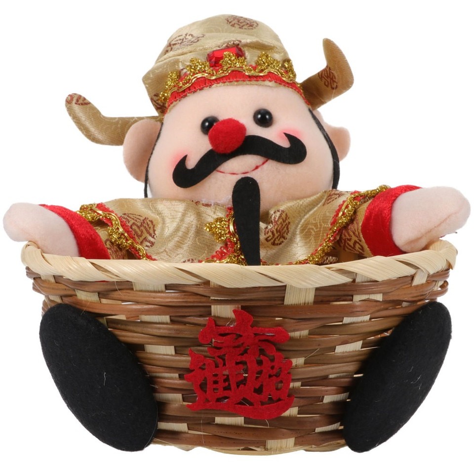 Chinese Candy Box Decorations for Home Holiday Woven Storage Basket ...