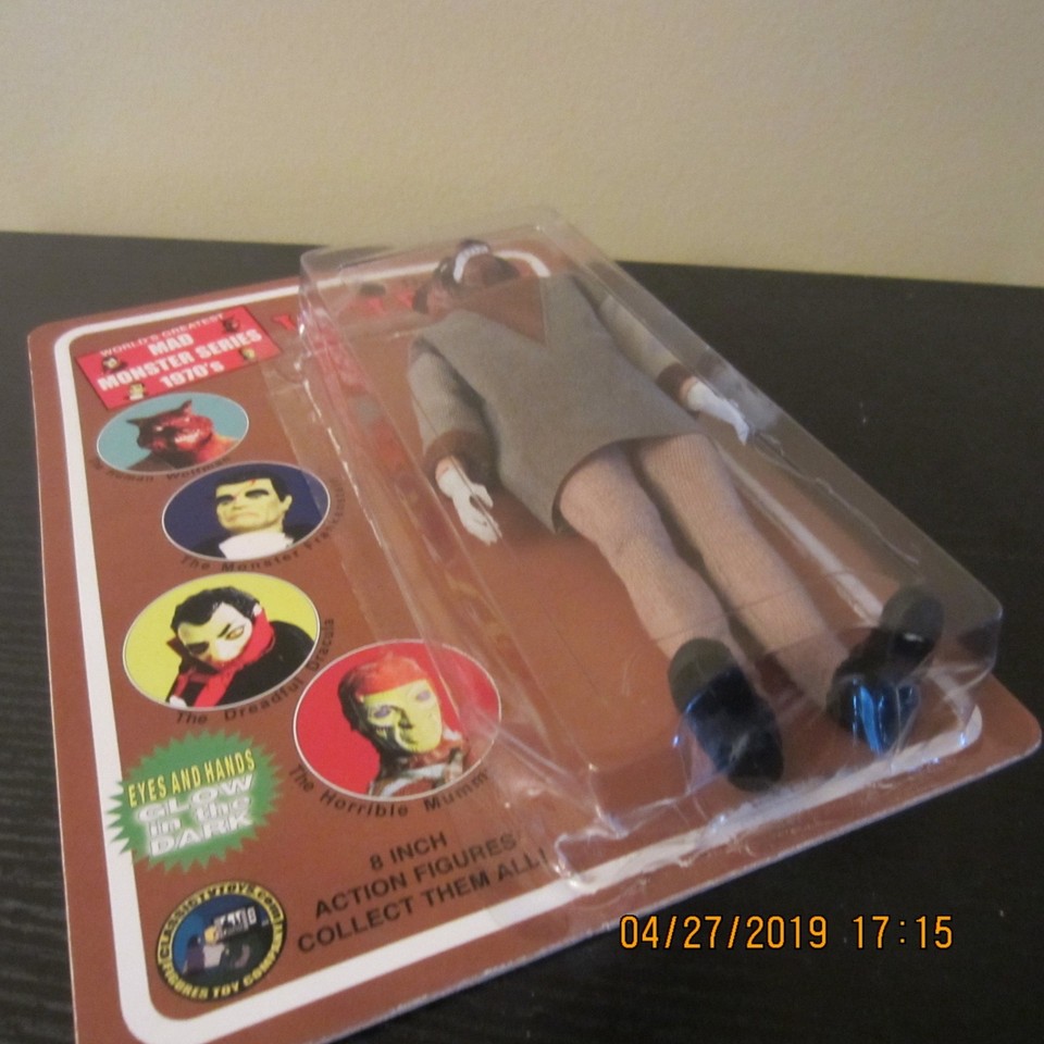 MEGO WOLMAN MAD MONSTERS CLASSIC TV TOYS 8" ACTION FIGURE REPRO-MINT ON ...