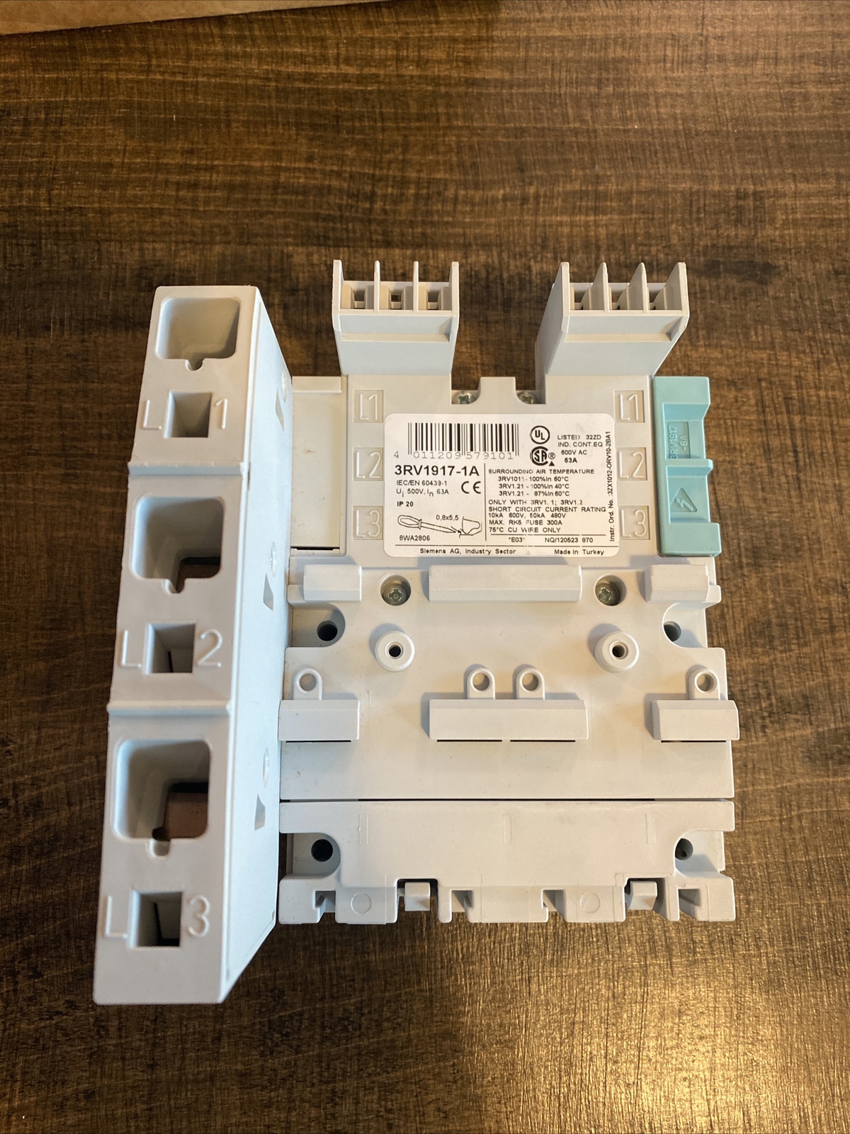 SIEMENS 3RV1917-1A MSP 3 Phase Busbar, 2 Position | eBay