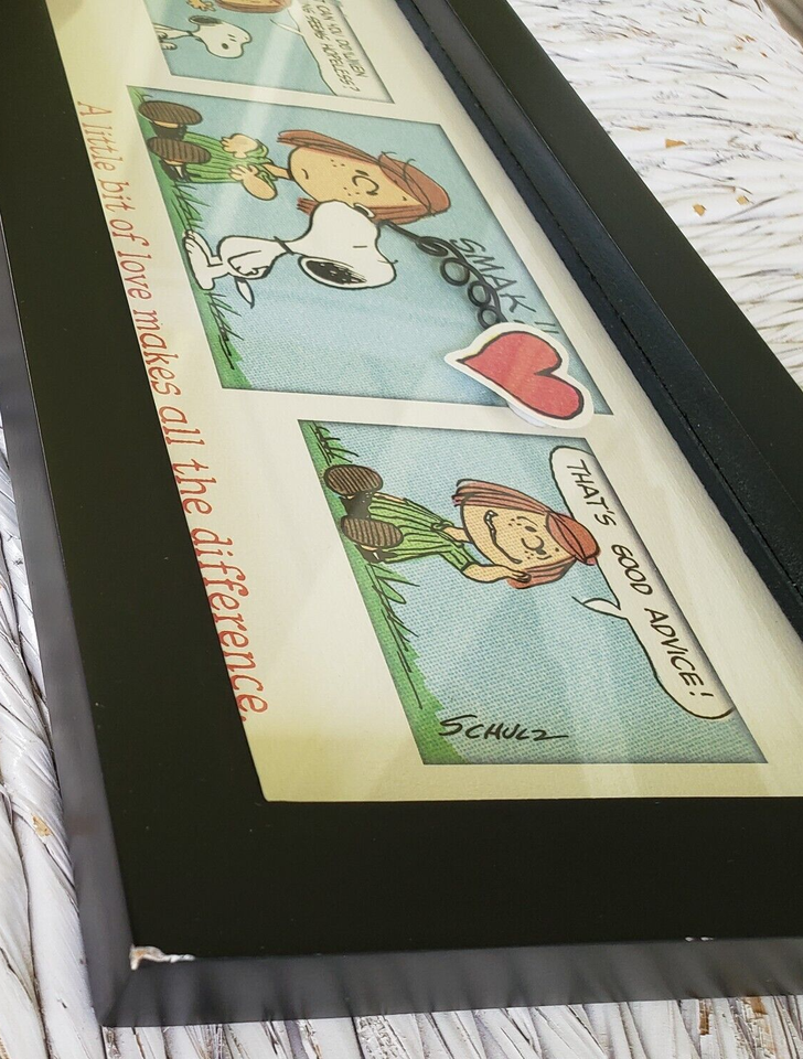 VINTAGE PEANUTS SNOOPY PEPPERMINT PATTY COMIC STRIP CHARLES SCHULZ ...