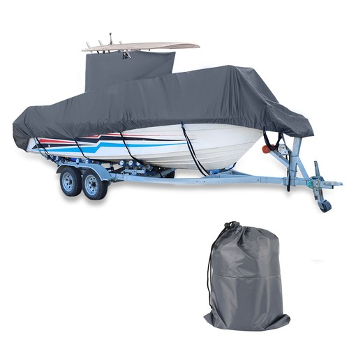 LABLT Boat Cover 20-24ft Grey For Center Console Boats With T-Top Roofs | eBay