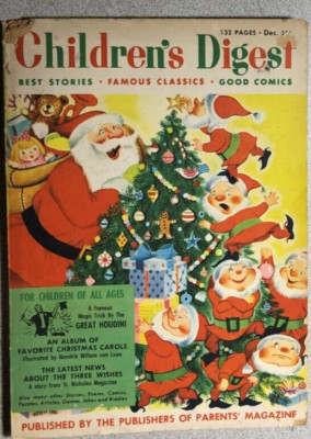 CHILDREN'S DIGEST magazine December 1954 Christmas cover | eBay