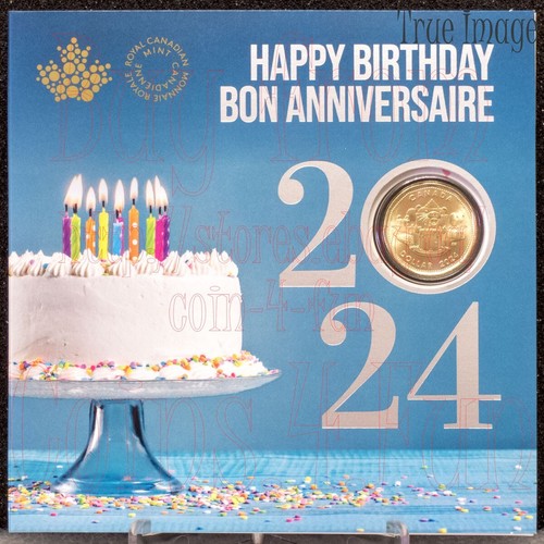 2024 Happy Birthday 5-Coin Gift Card Set - $2, Unique Loonie $1, 25c ...