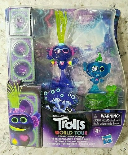 Dream Works Trolls World Tour Techno Reef Bobble with 2 Figures NIB ...