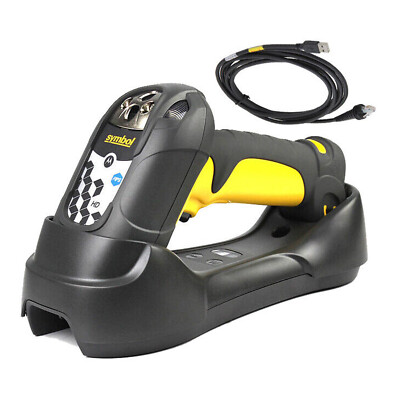 Symbol DS3578-HD Laser 1D 2D Barcode Wireless Scanner w/ USB cable ...