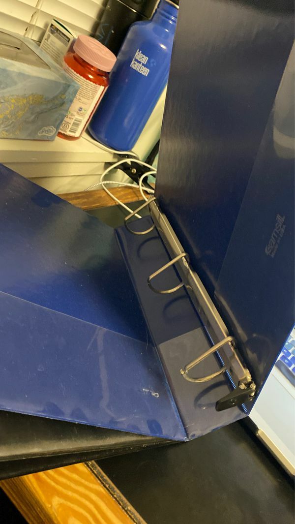 Exceed 3-Ring Heavy Duty Binders, 2” Slant Ring - Blue & Black - 2 pk ...