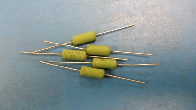 (5 PCS) R10-5W5%WWAL VISHAY Wirewound Resistor 0.1 Ohm 5W 5% Axial Lead ...