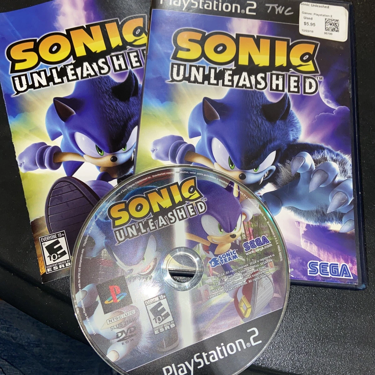 Sonic Unleashed Ps2 Cover