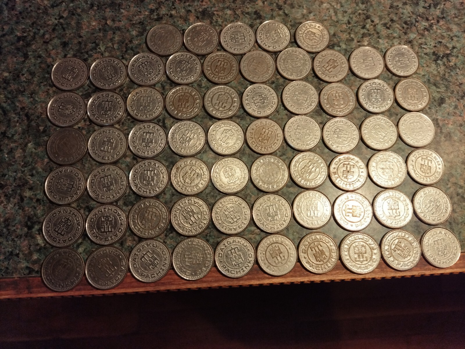 LOT of 35 Pachinko Daigaku 1980s-90s Gaming Amusement Arcade Brass ...