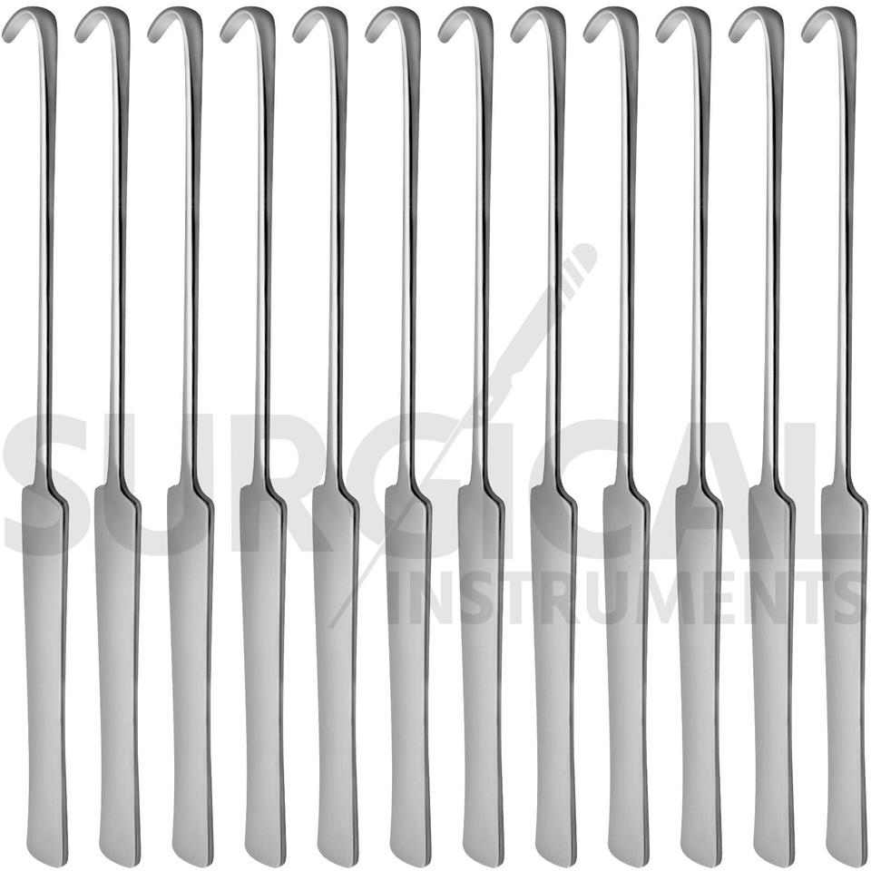 12 Spay Snook Hook Veterinary Surgical Instruments Stainless Steel ...