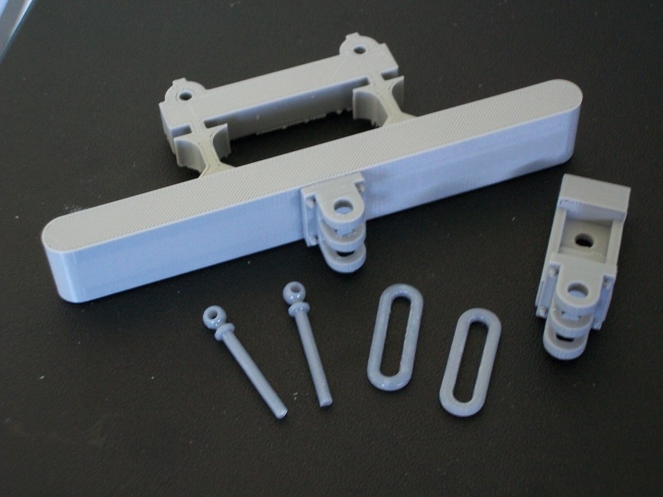 LGB Porter Locomotive Front Buffer Beam Link & Pin Coupler G Scale | eBay