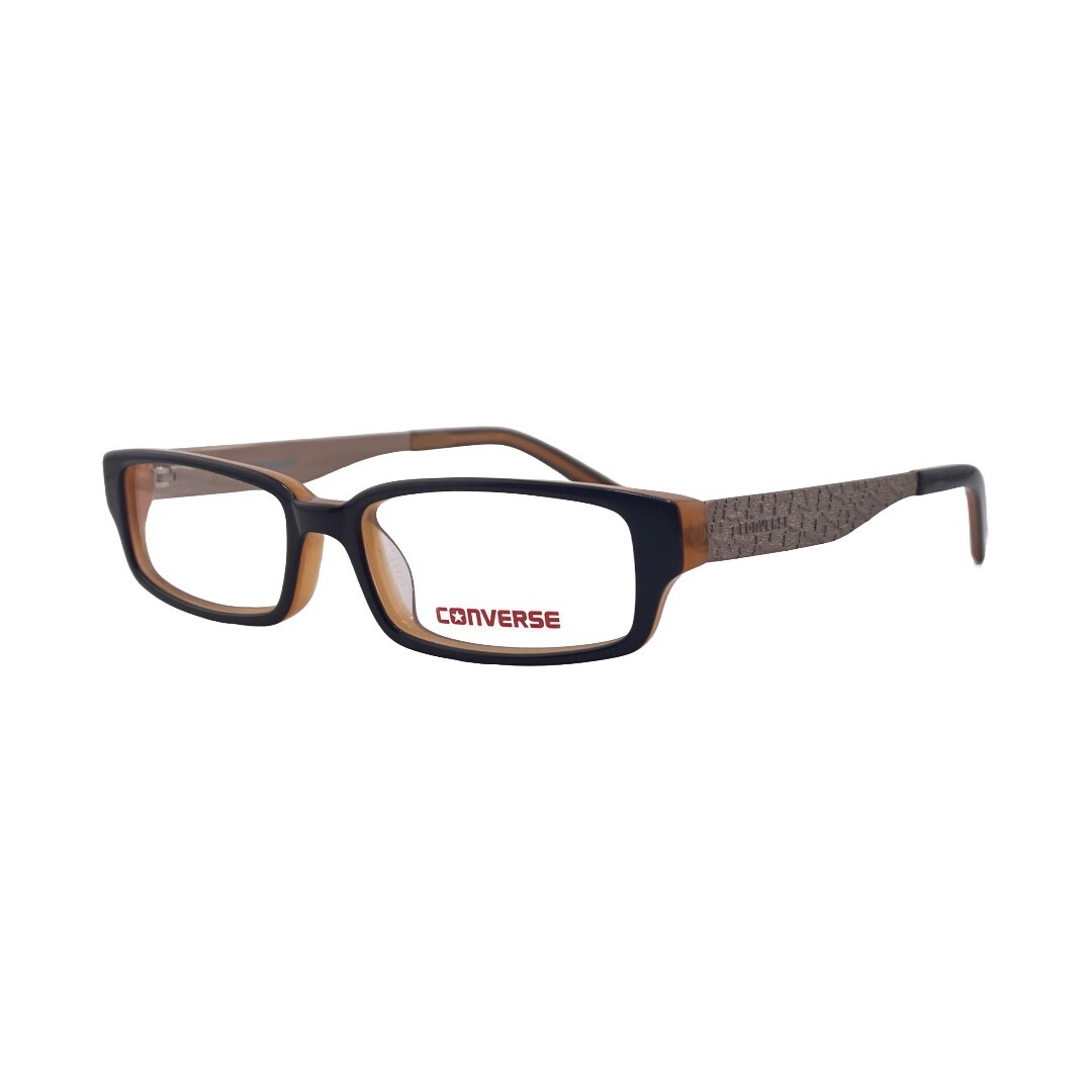 Converse Brown Rectangle Boys Eyeglasses Frames 47mm 15mm 130mm - Tell ...