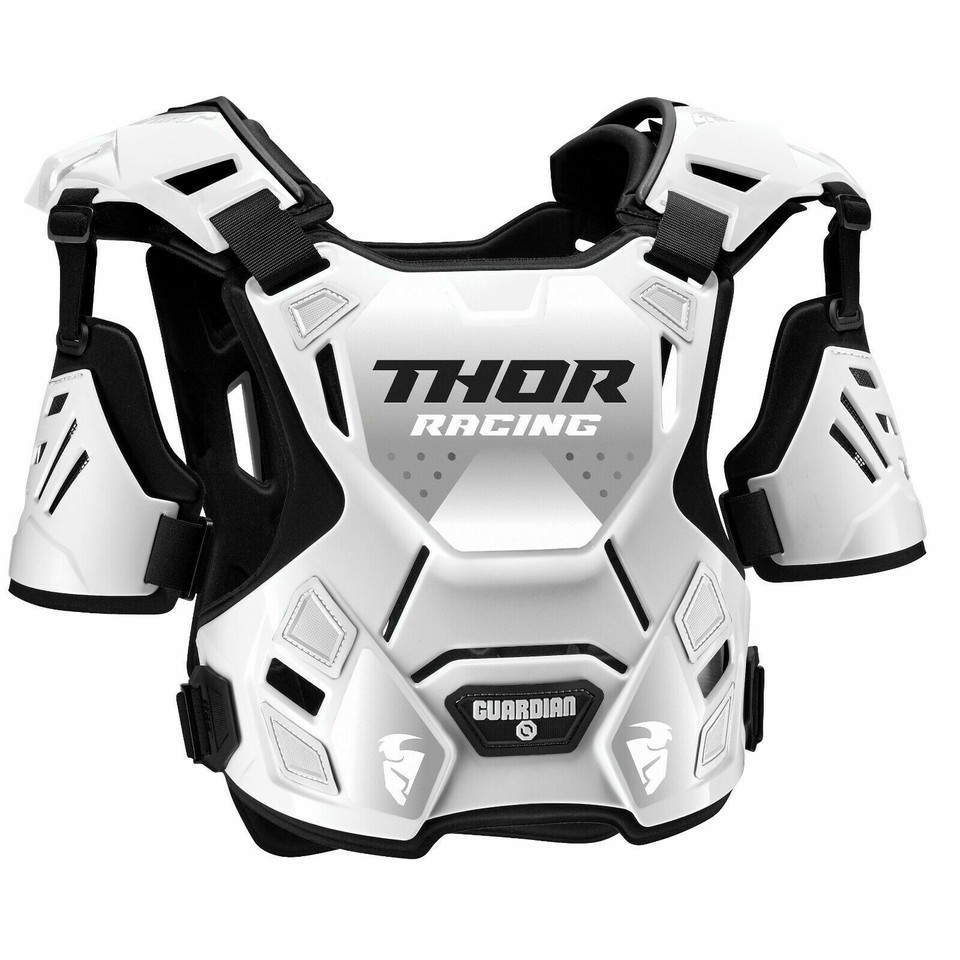 Thor Adult Chest Protector Guardian Roost Deflector Mens Motocross Dirt ...