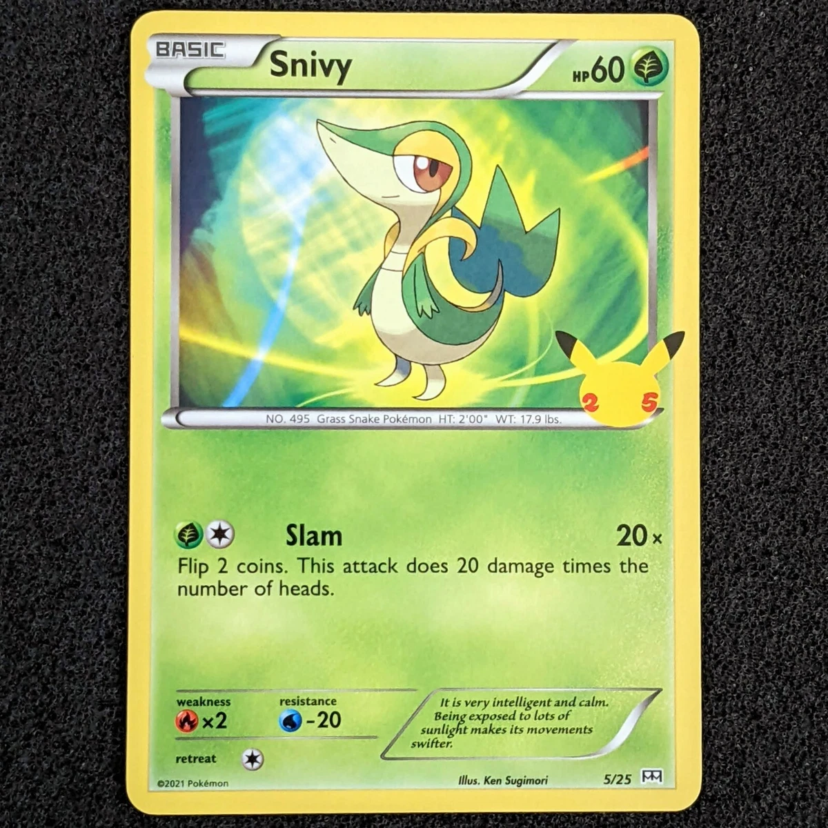 Snivy Pokemon Card