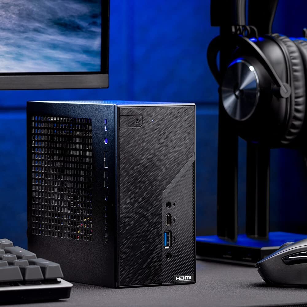 Skytech Mini X1 Gaming PC Desktop AMD Ryzen 5 5600G 3.9 GHz, 16GB DDR4 ...