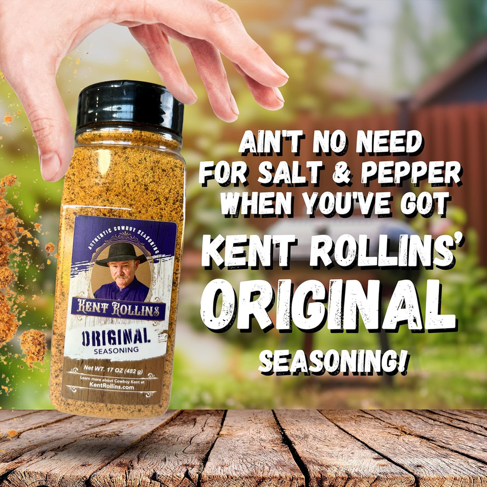 Kent Rollins Red River Ranch All-Purpose Seasoning 17 oz - Gluten Free ...