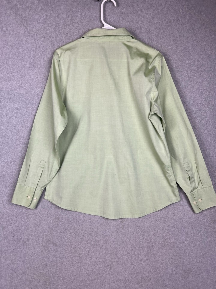 Eddie Bauer Wrinkle Resistant Men’s Size Large Light Green Button Down ...