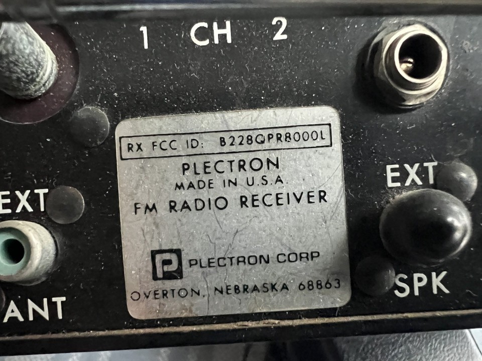 Plectron Radio Receiver, code 2260-871 | eBay