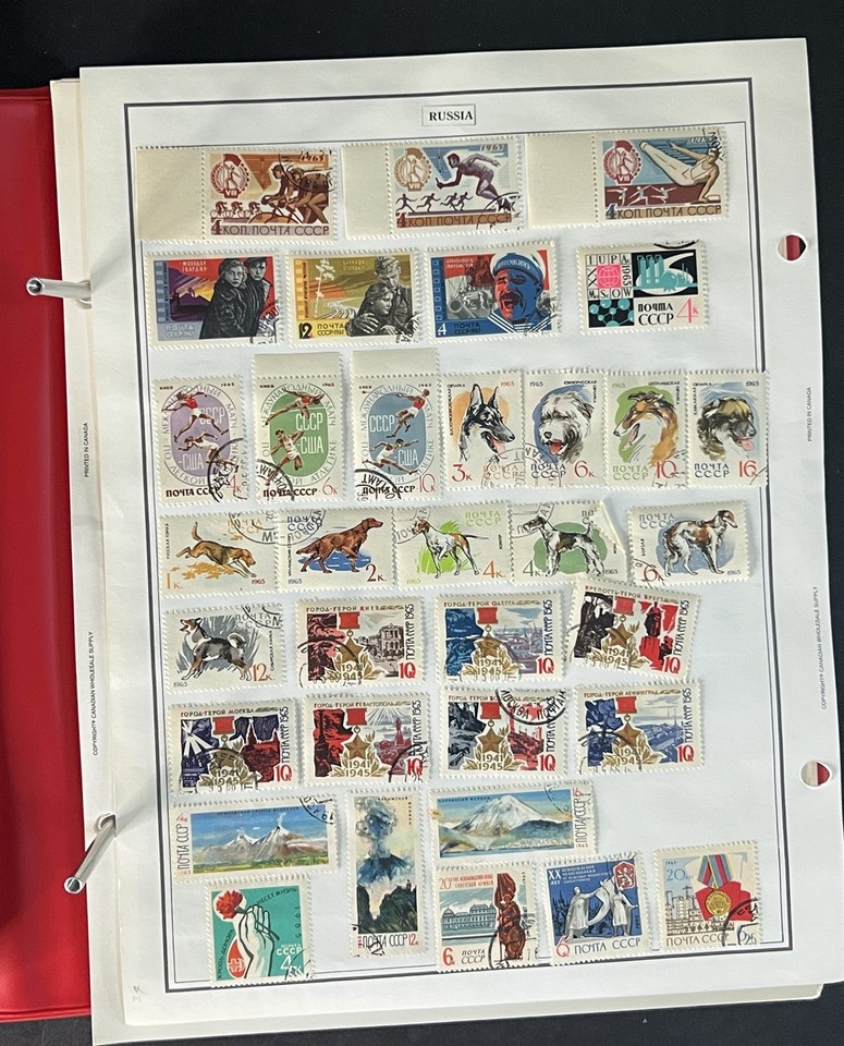 Russia 1900-1992 Stamp Collection of 1940+ Mint & Used Stamps/SS in ...