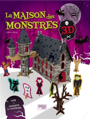 La maison des monstres 3D: Livre + maquette a construire 3 ans, Alberto ...