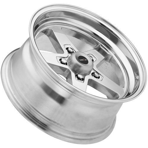 (Set of 4) Vision 571 Sport Star 15x8 5x4.75" +0mm Polished Wheels Rims ...
