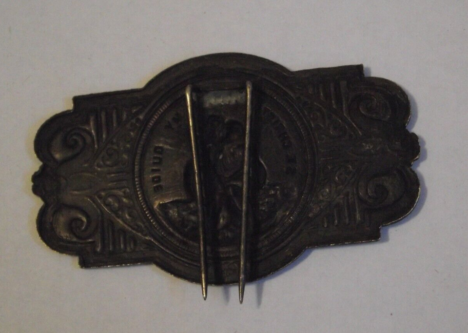 Vtg St Saint Christopher be my guide patron of travel car auto visor ...